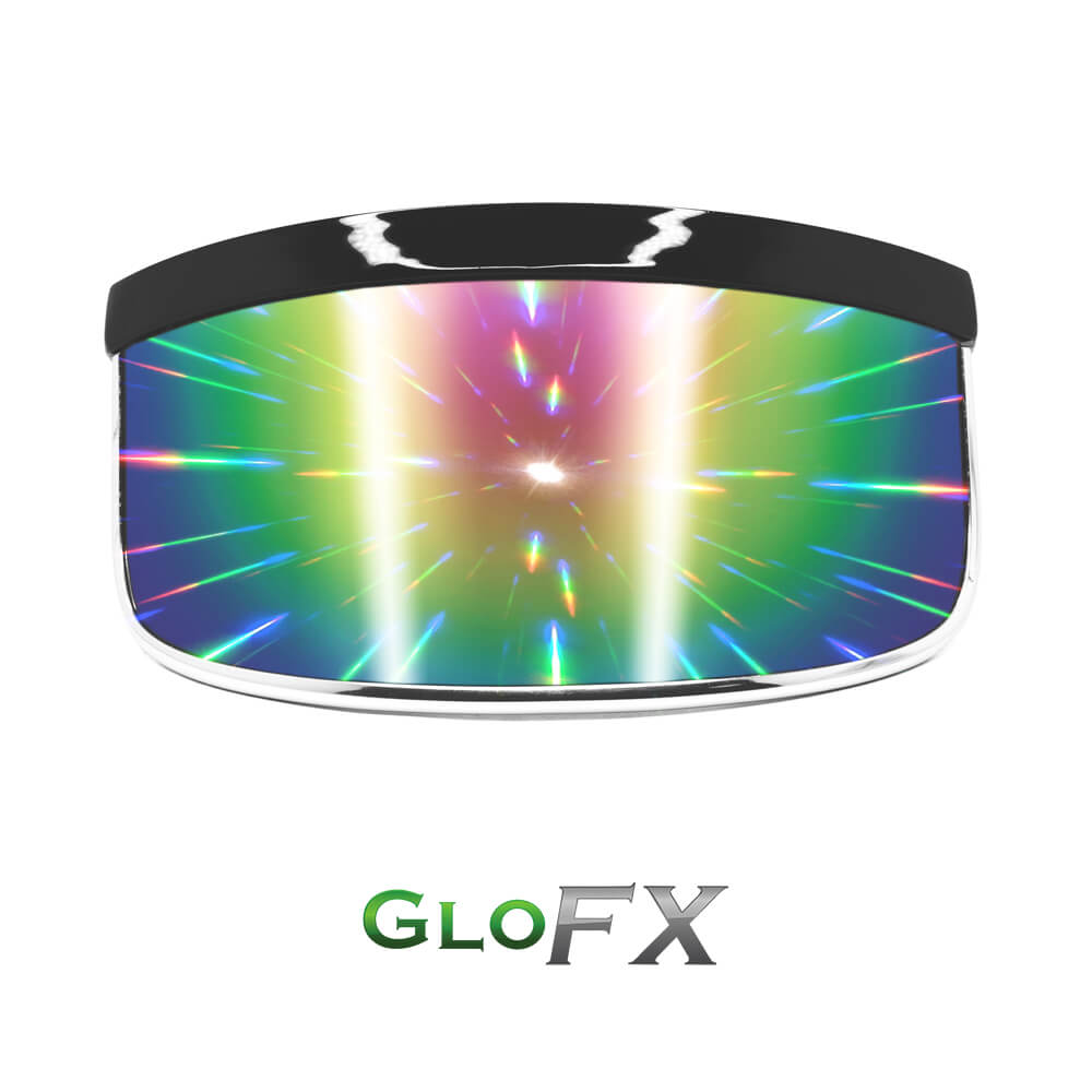 Galactic Invader Diffraction Visor – Rainbow Gradient | Austin Bright ...